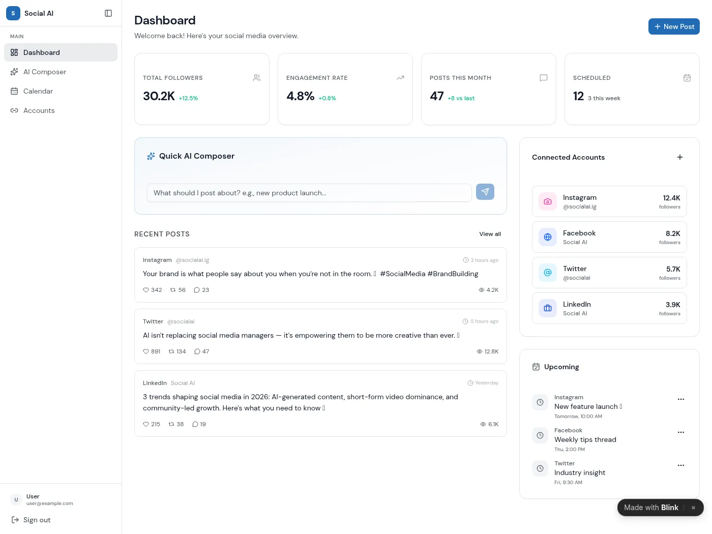 Social AI Planner