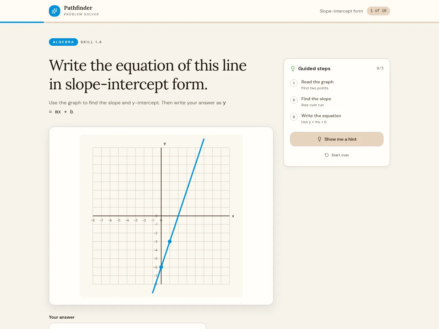 IXL-Style Problem Solver
