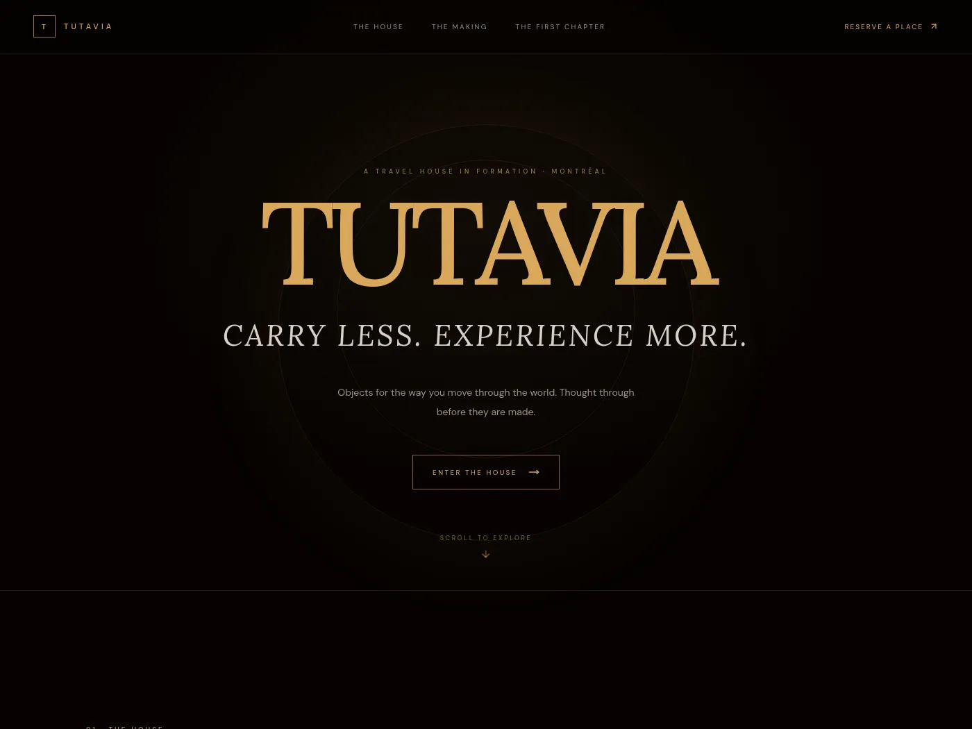 Tutavia Luxe Landing