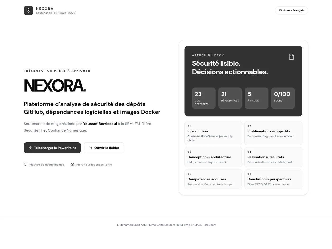 NEXORA Security Analyzer