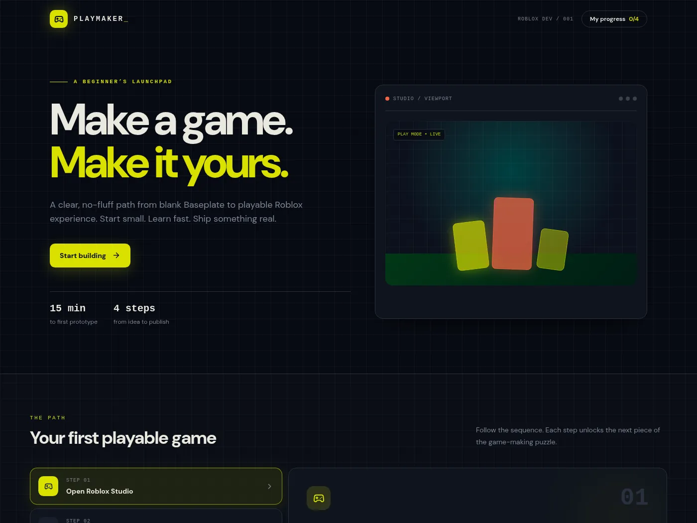 Roblox Game Starter