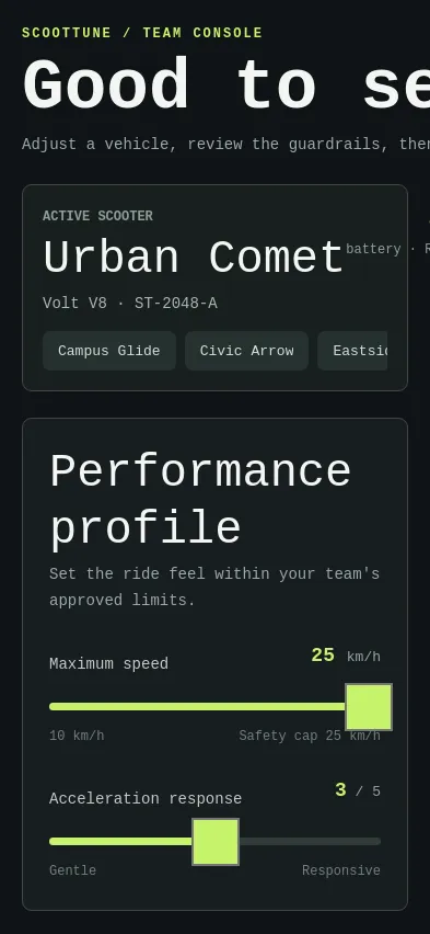 ScootTune Mobile