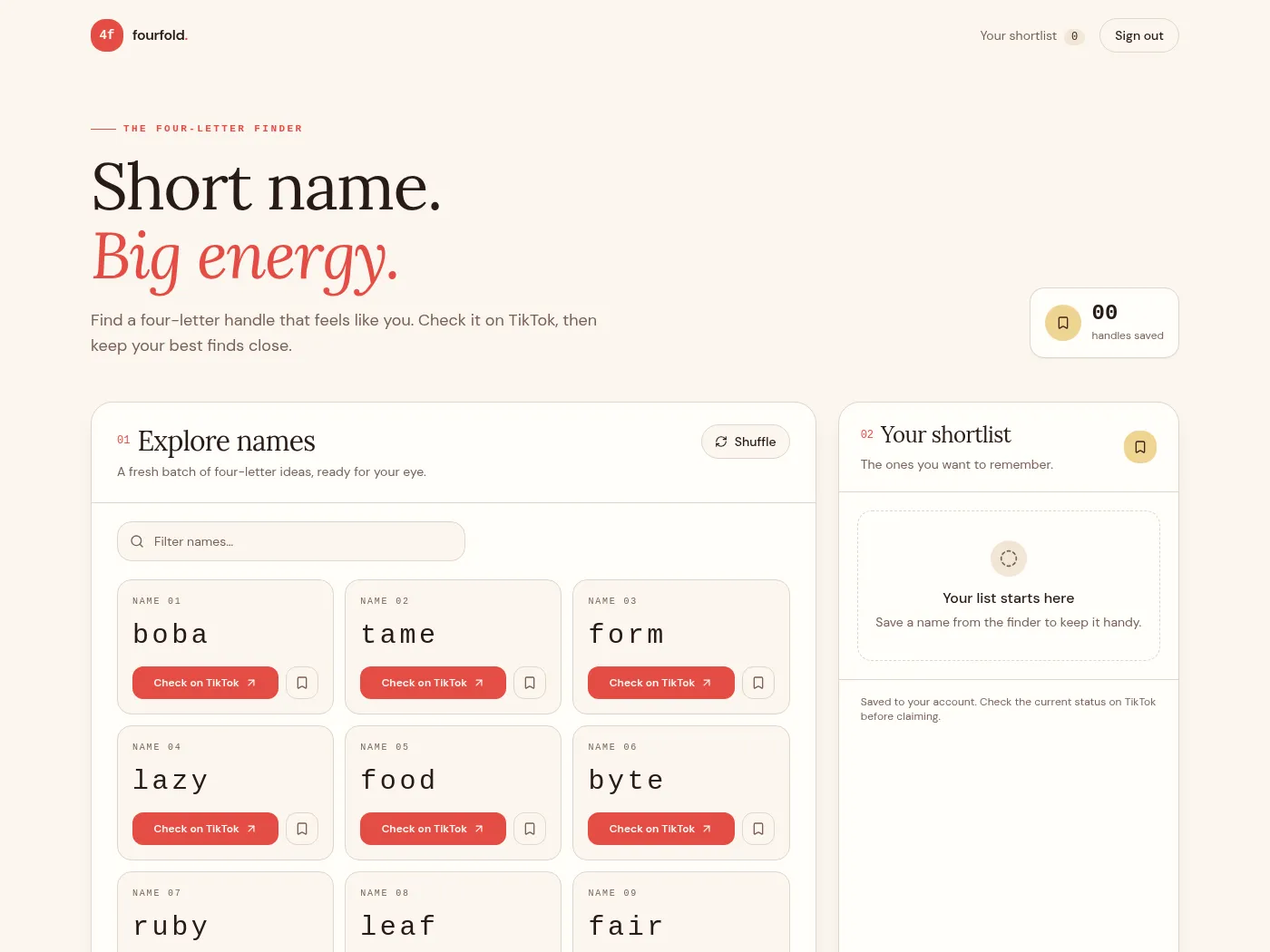 TikTok Name Finder