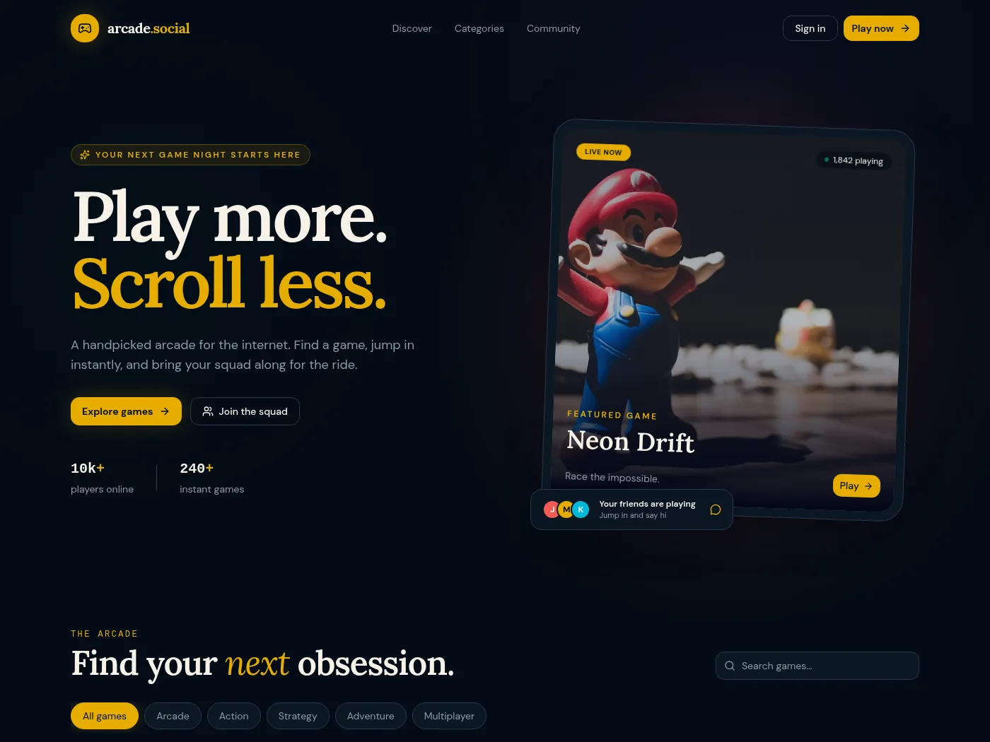 Discord Game Portal