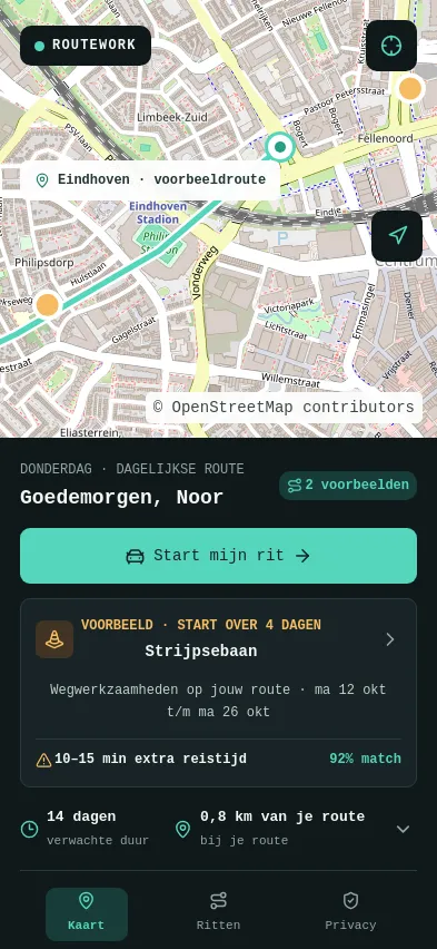 RouteWork Alert