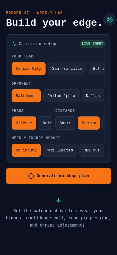 Madden Playbook Pro