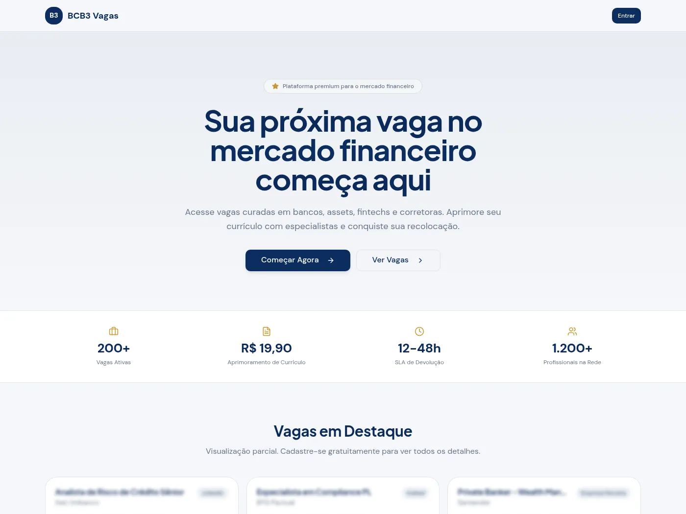 BCB3 Vagas Career Ecosystem