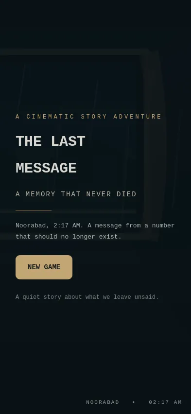 The Last Message