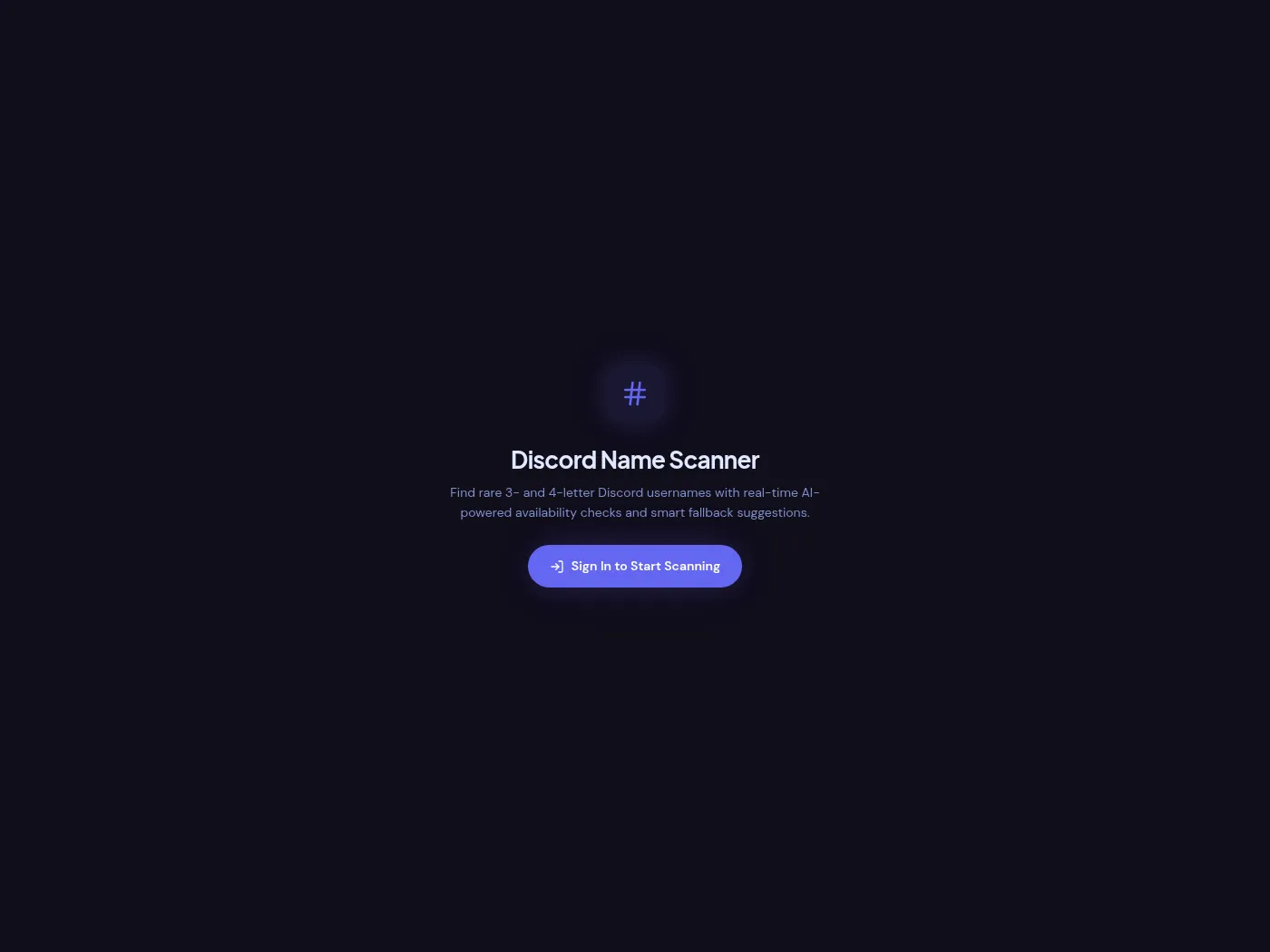 Discord Name Scanner