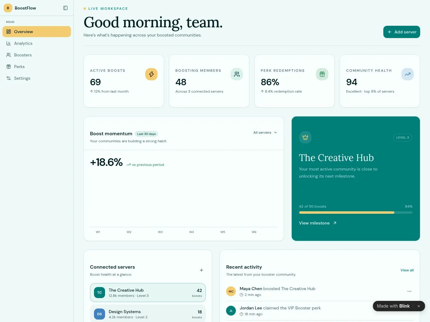 BoostFlow Manager