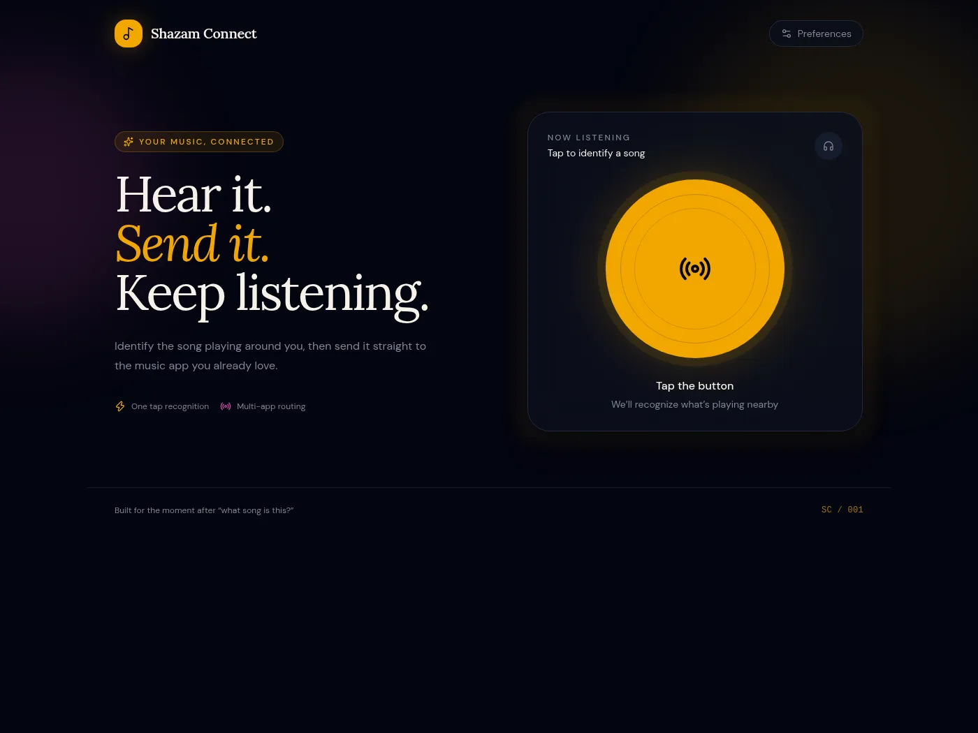 Shazam Connect