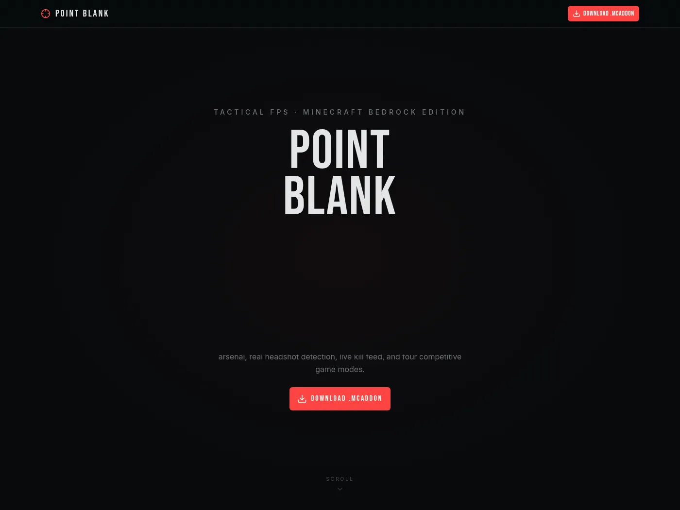 Vic's Point Blank MCAddon