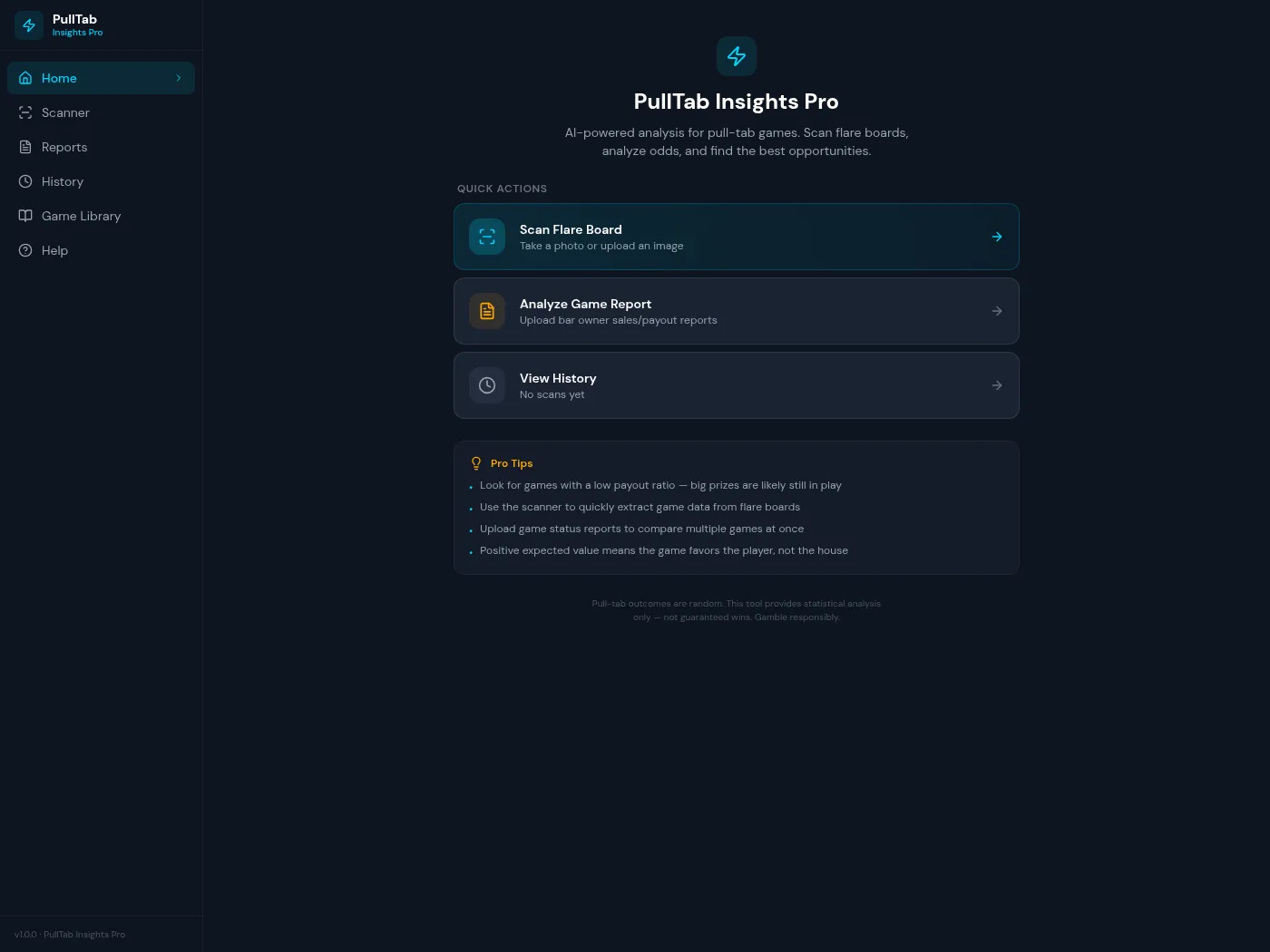 PullTab Insights Pro