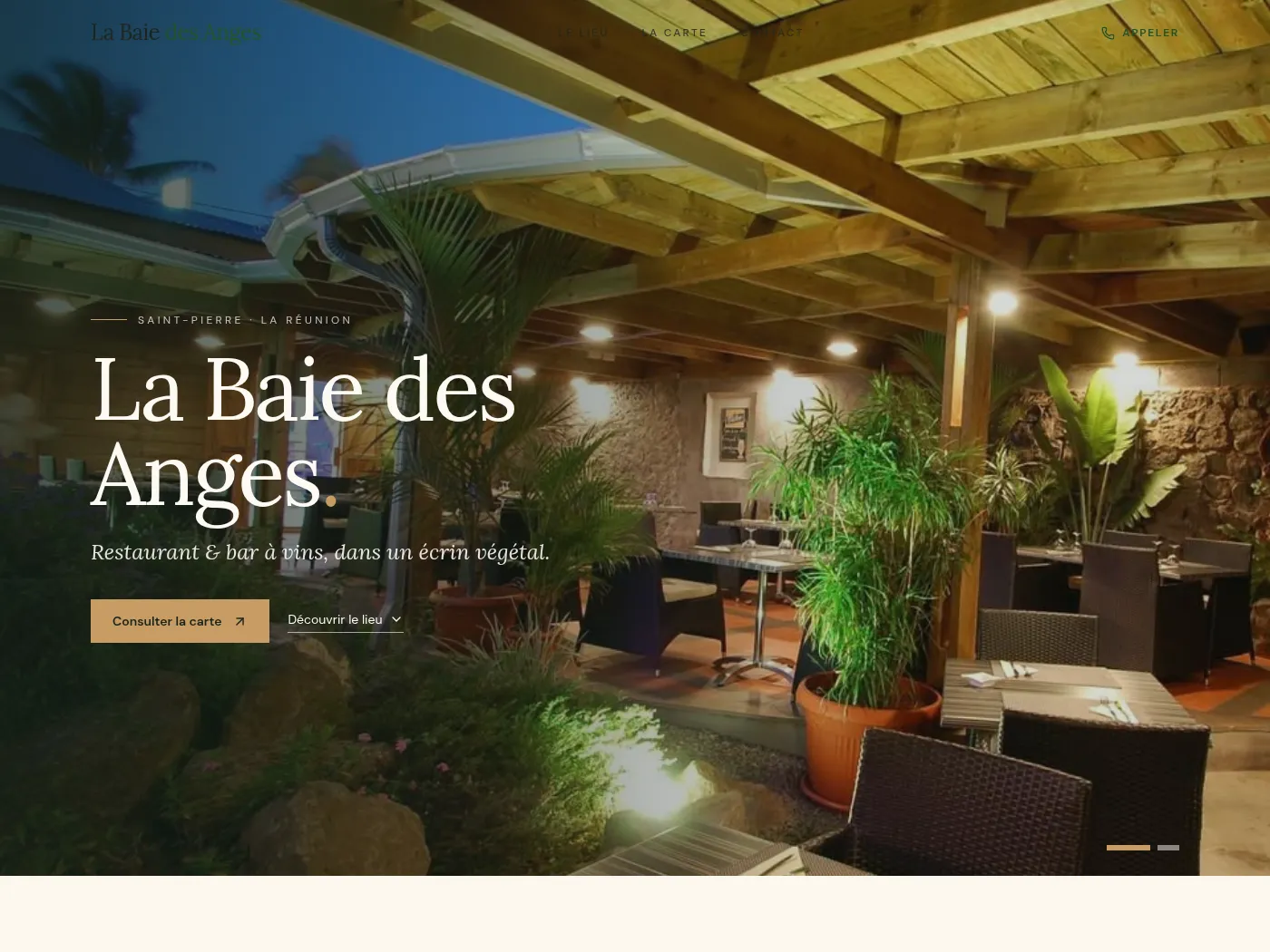 La Baie des Anges One-Page