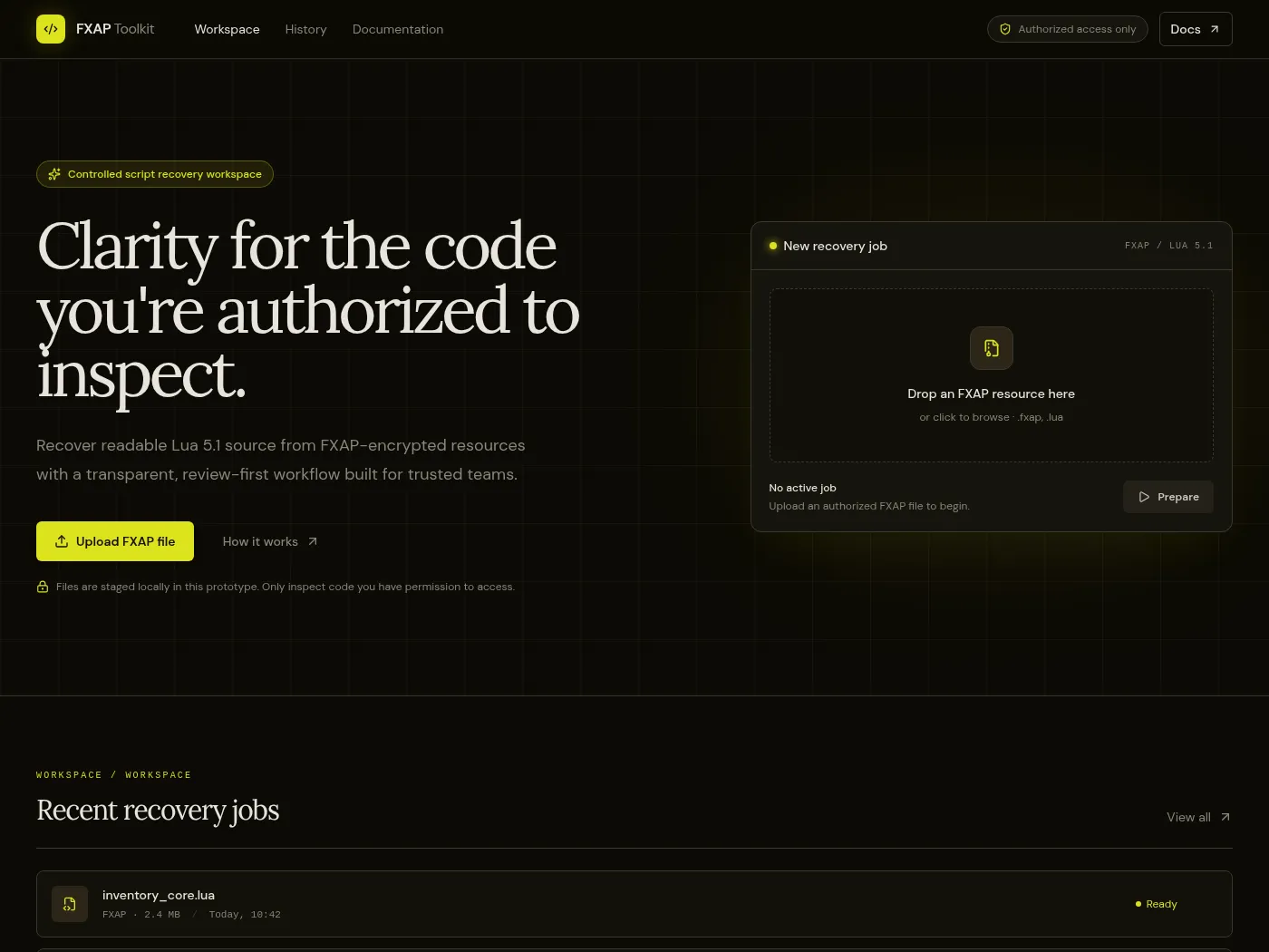 FXAP Decrypt Toolkit