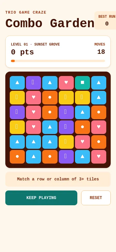Top Trio Game Craze
