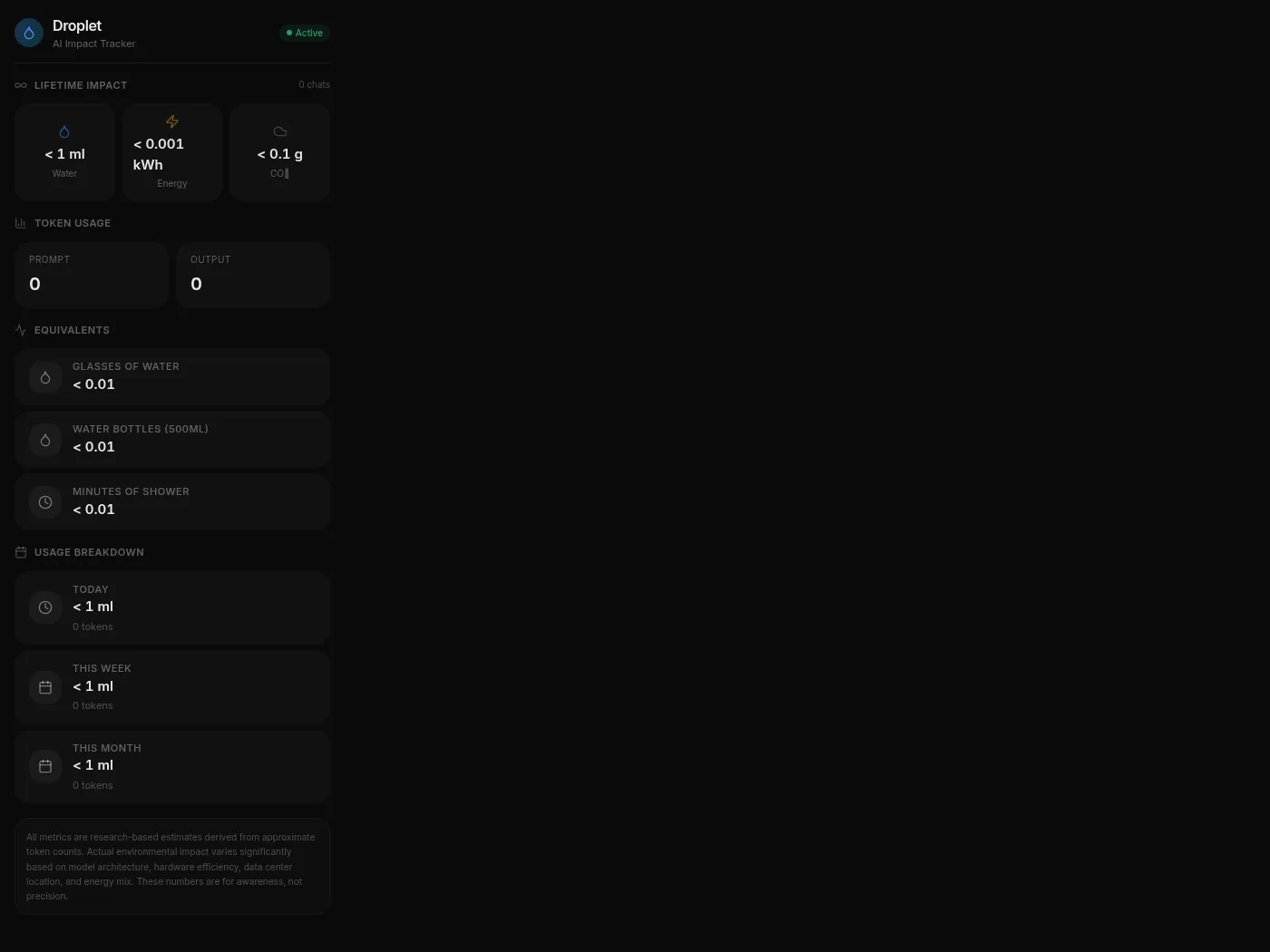 Droplet Chrome Companion