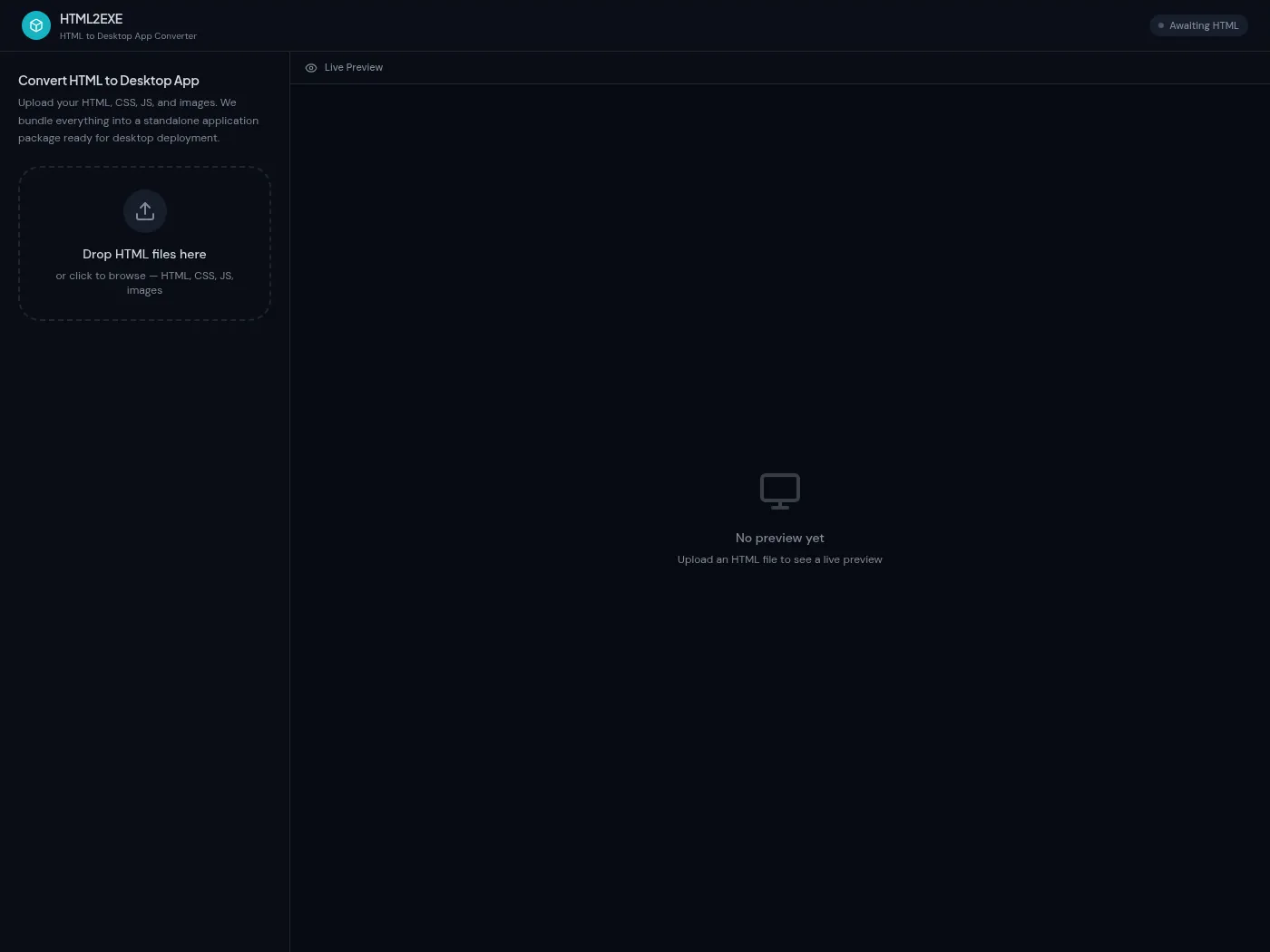 HTML2EXE Converter