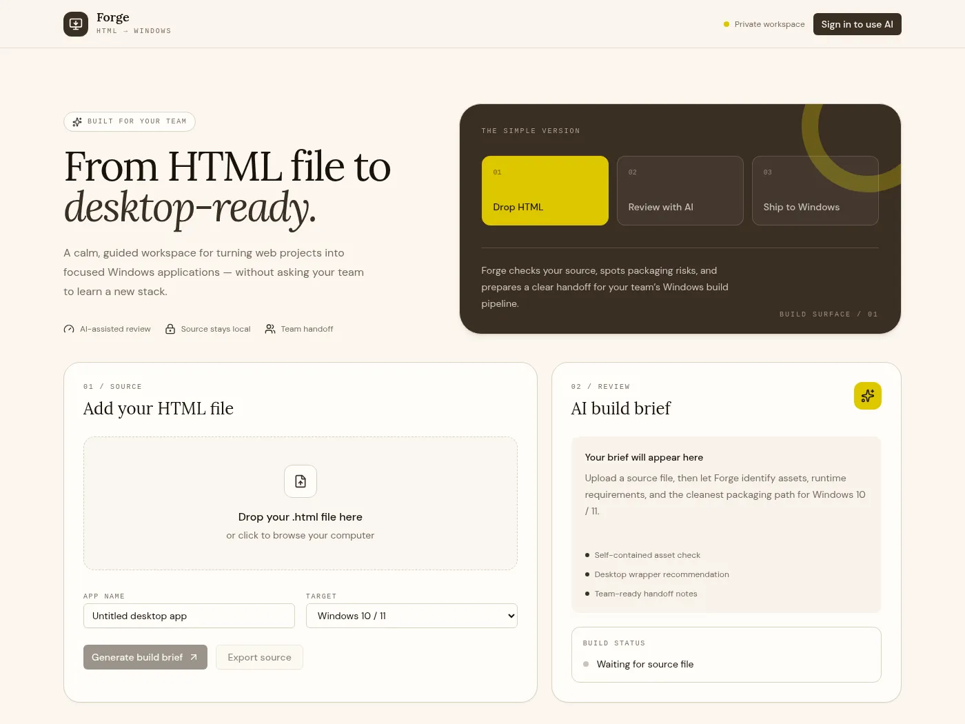 HTML to EXE Converter