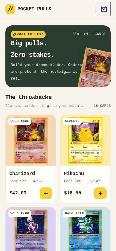 Pokémon Card Fake Order