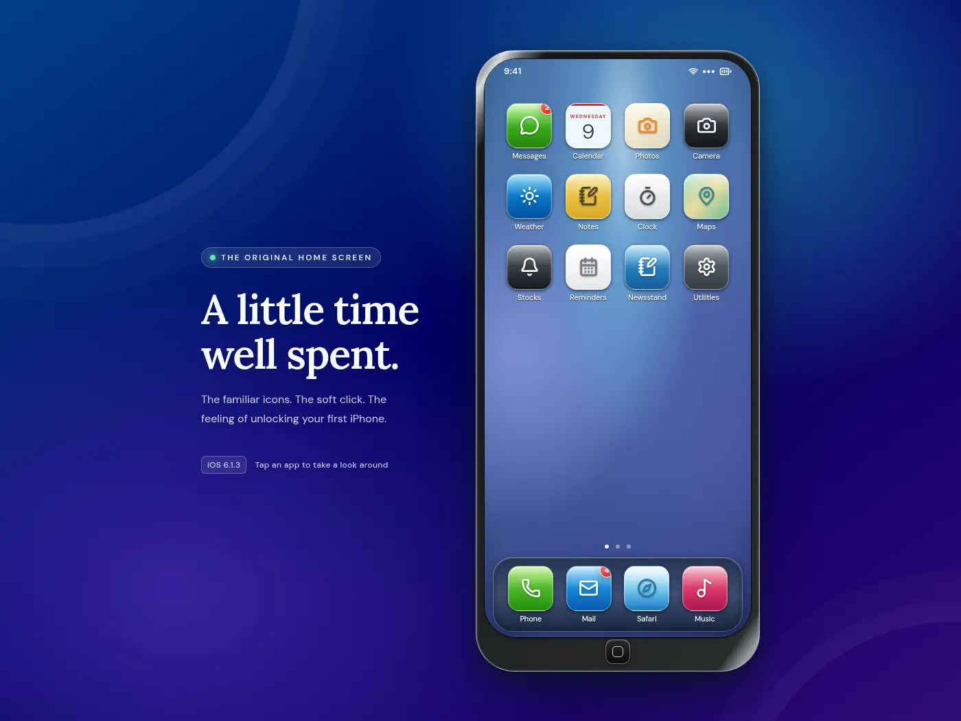 Classic iOS 6 Web App