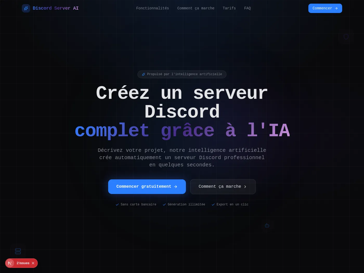 Discord Server AI Builder