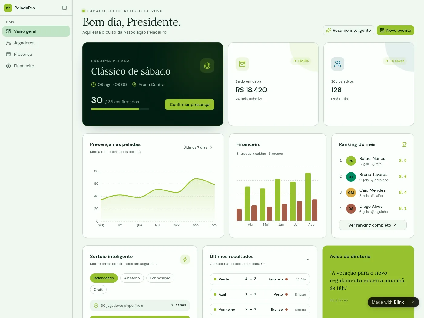 BabaPro Sports Manager