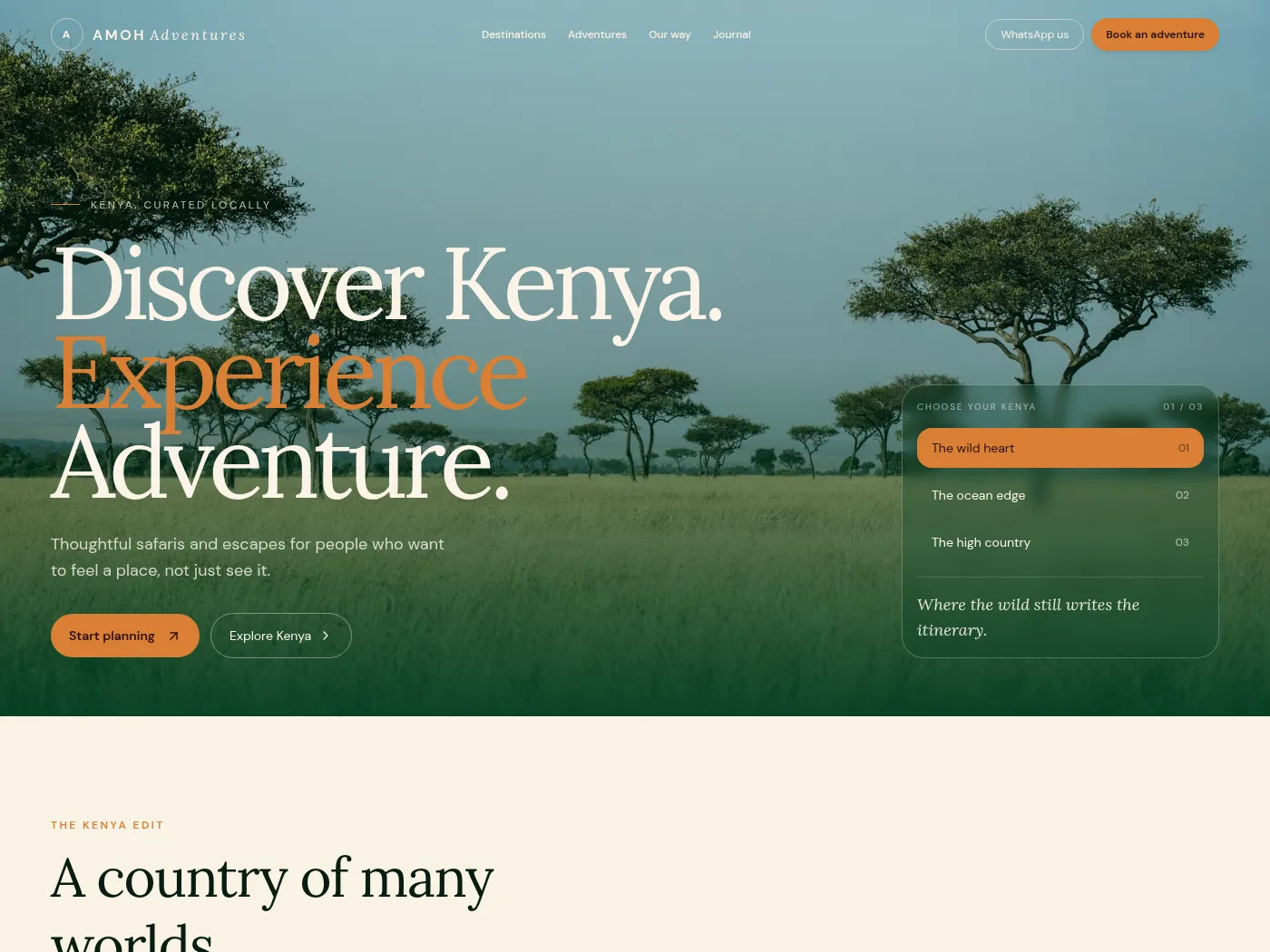 AMOH Adventures Platform