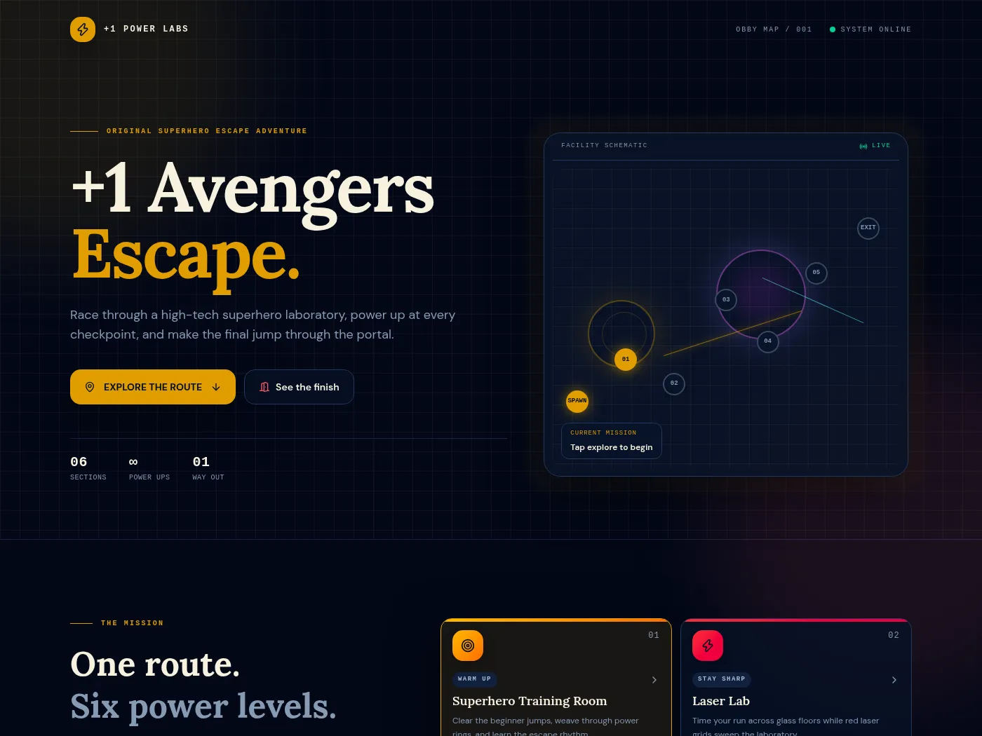Avengers Escape Obby Map