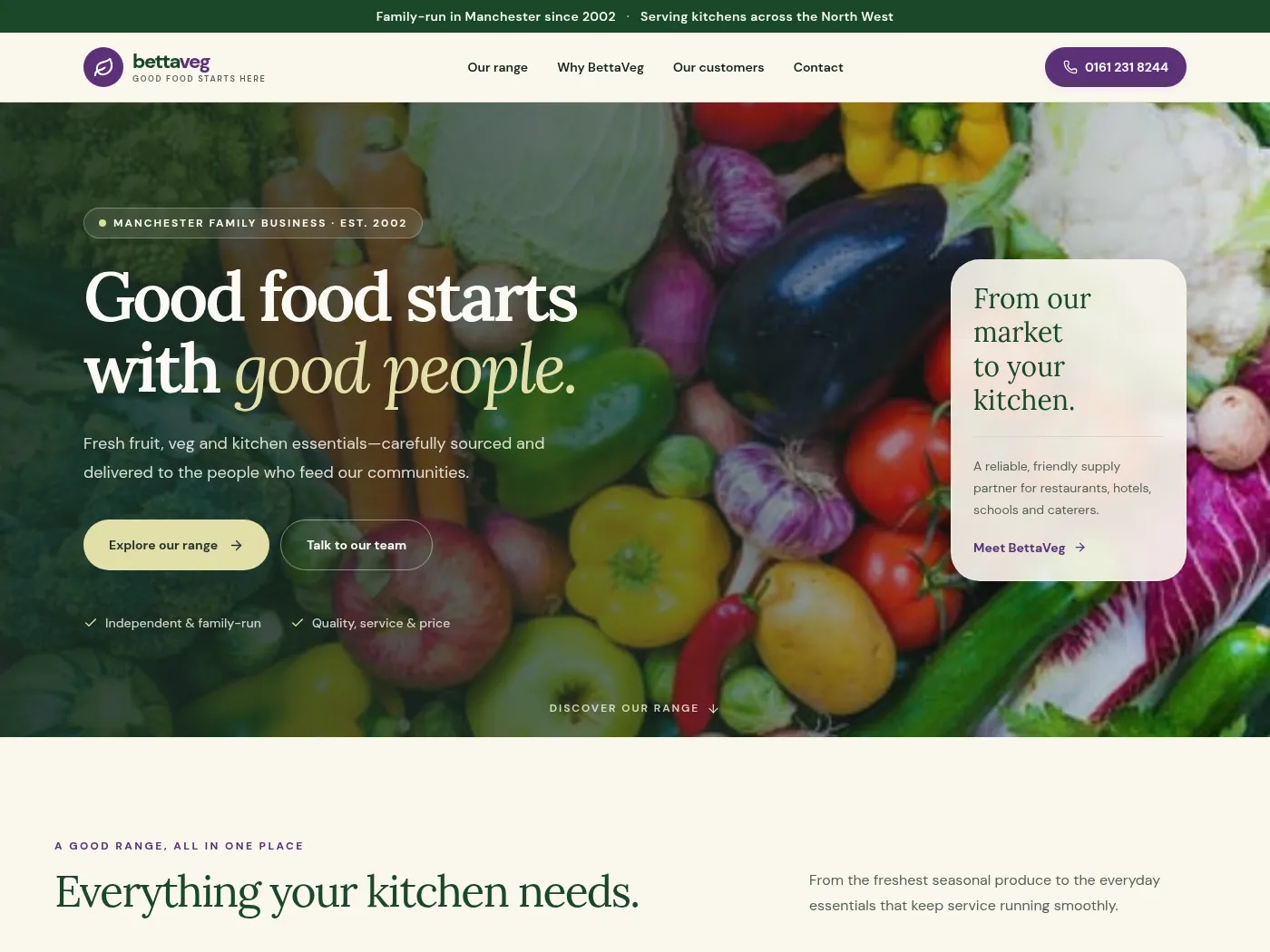 BettaVeg Modern Revamp