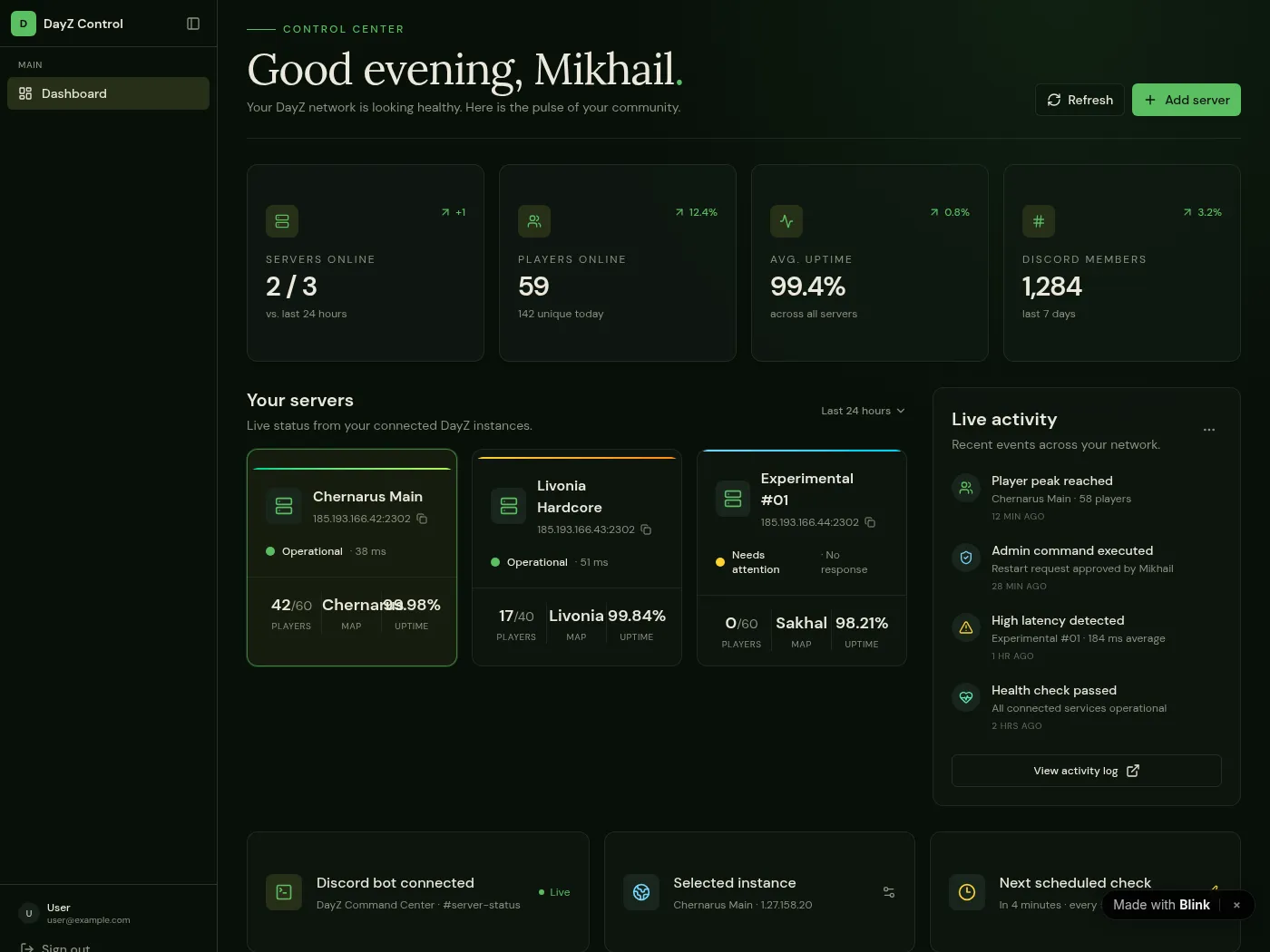 DayZ Discord Server Bot