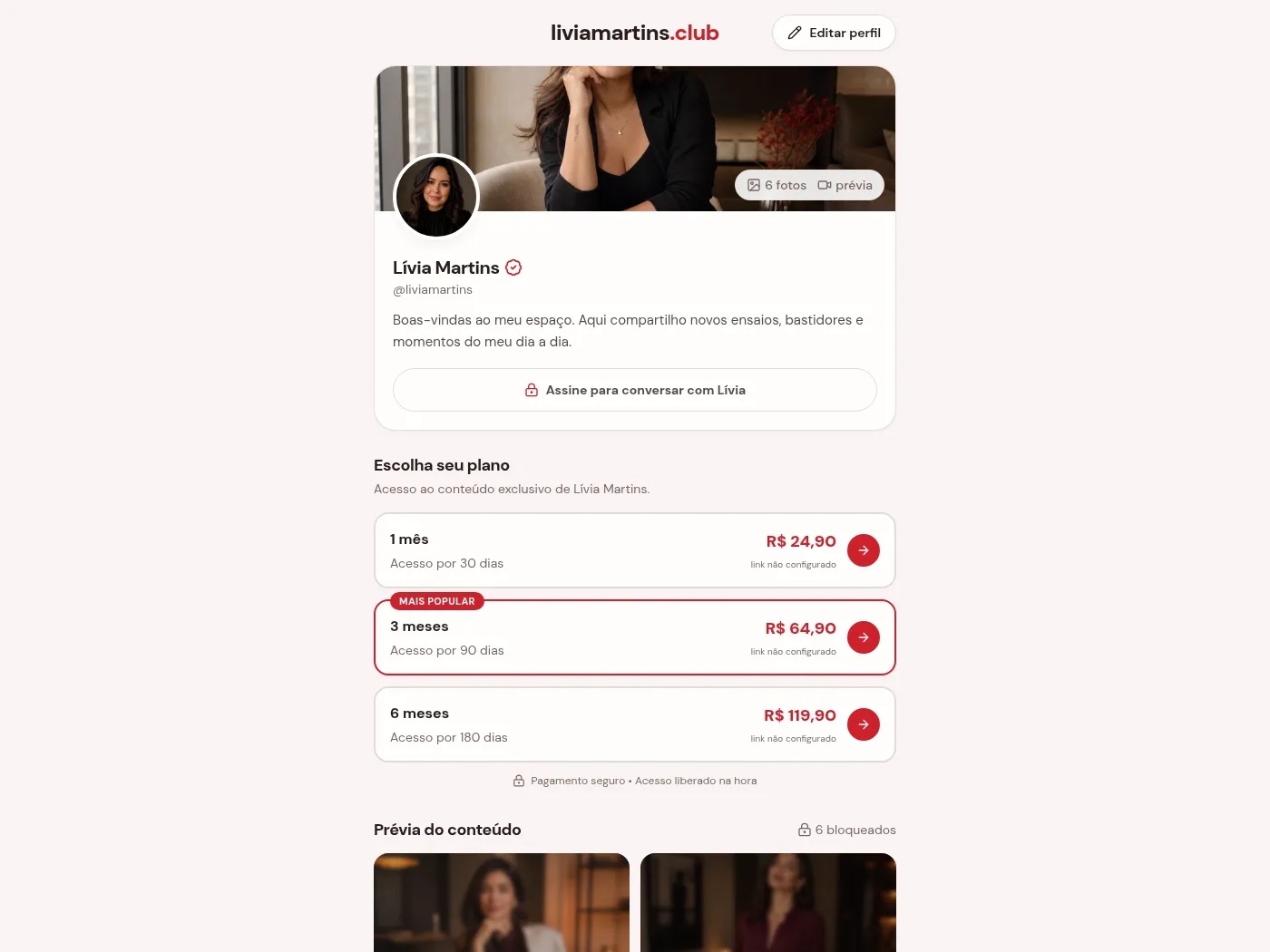 Personal Creators Portal