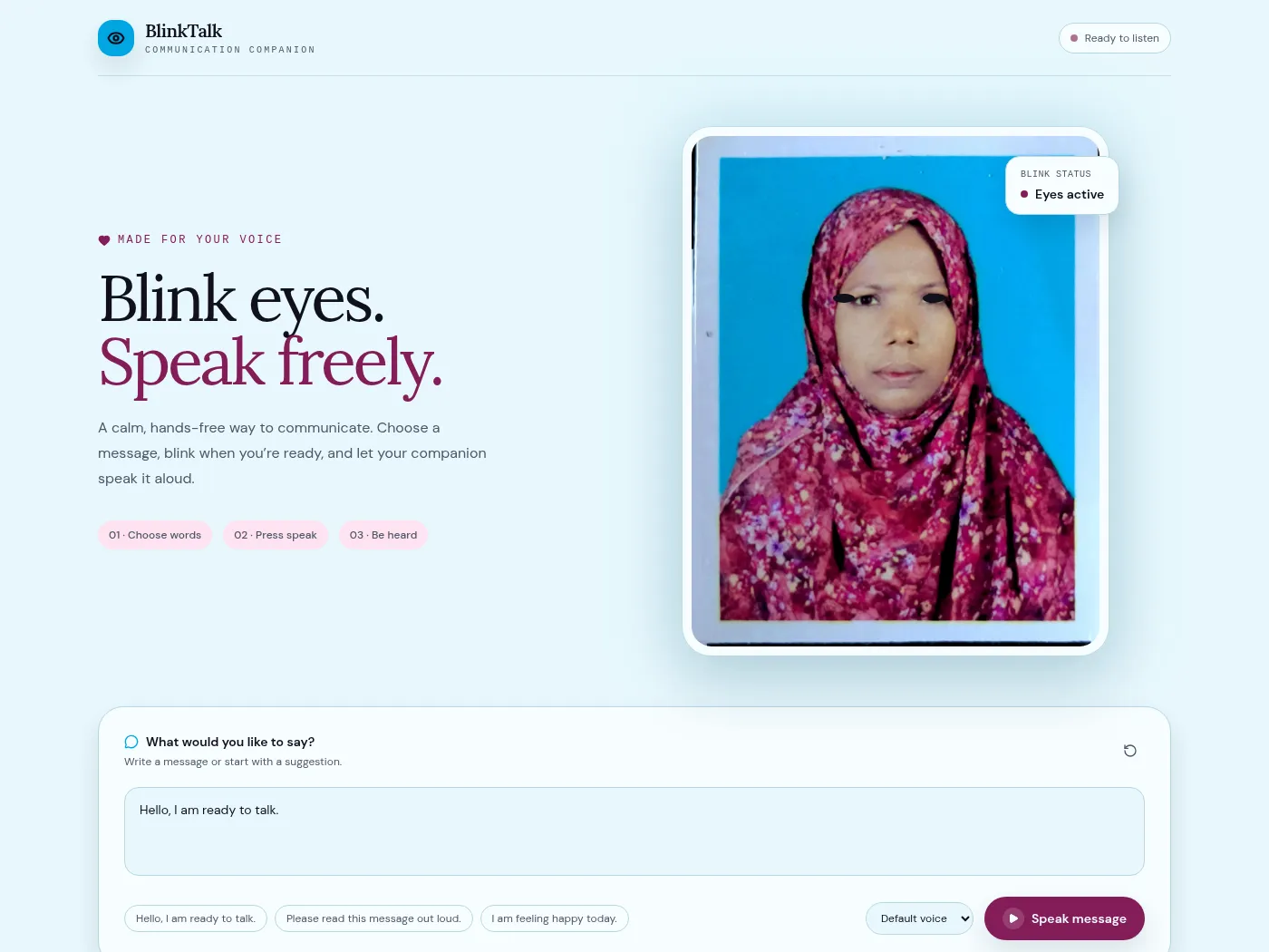 BlinkTalk AI