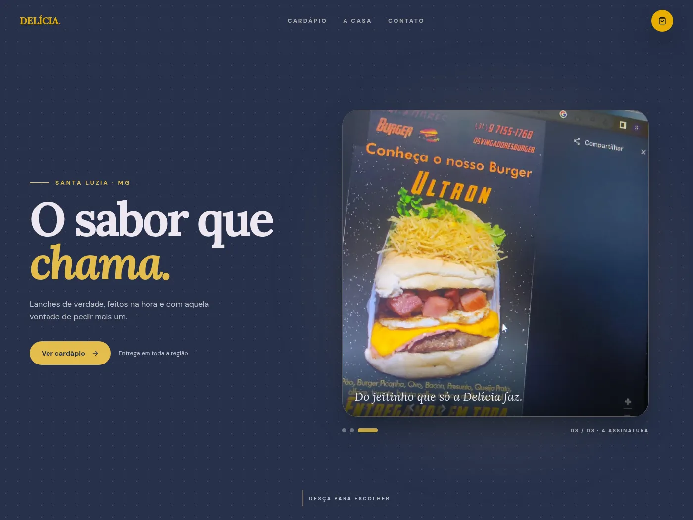 Lanches Delícia Online