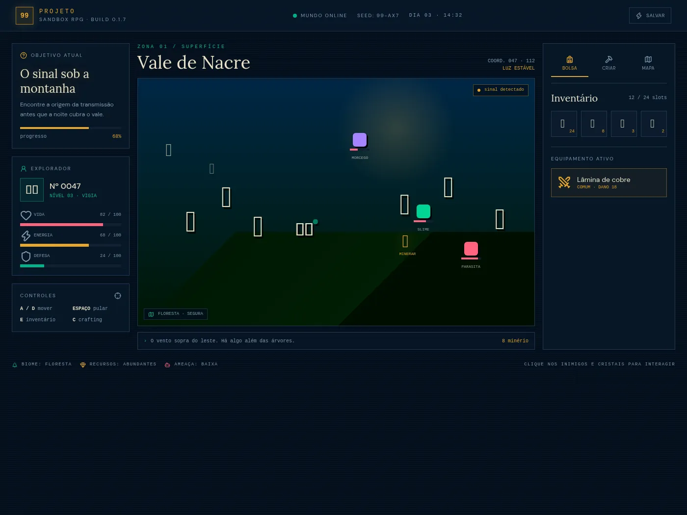 Projeto 99 RPG Sandbox