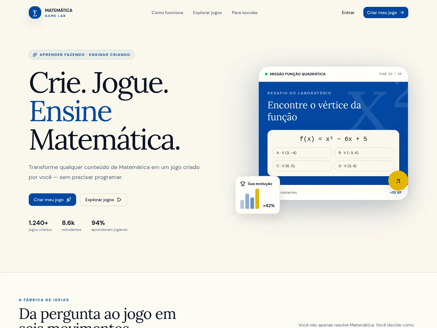 Matemática Game Lab