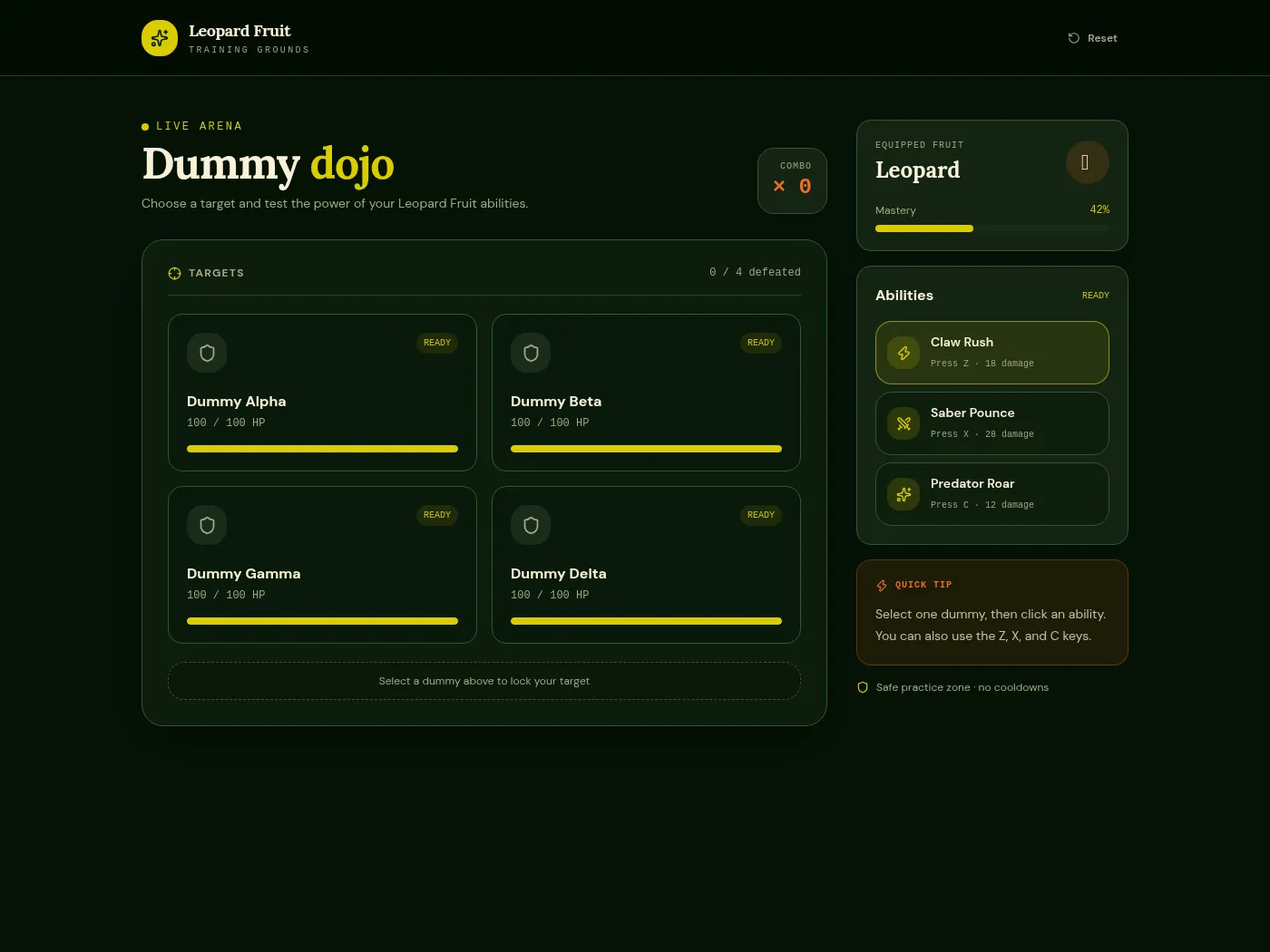 Leopard Fruit Sandbox
