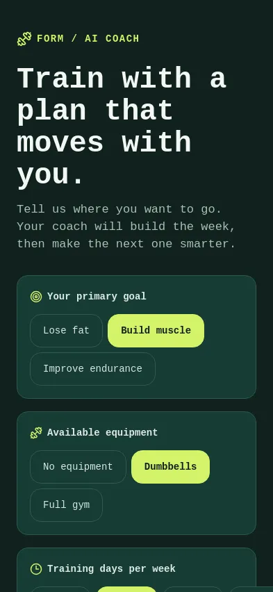 AI Workout Coach