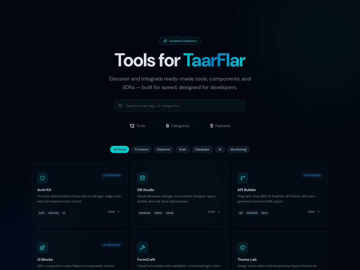 TaarFlar Tools Hub