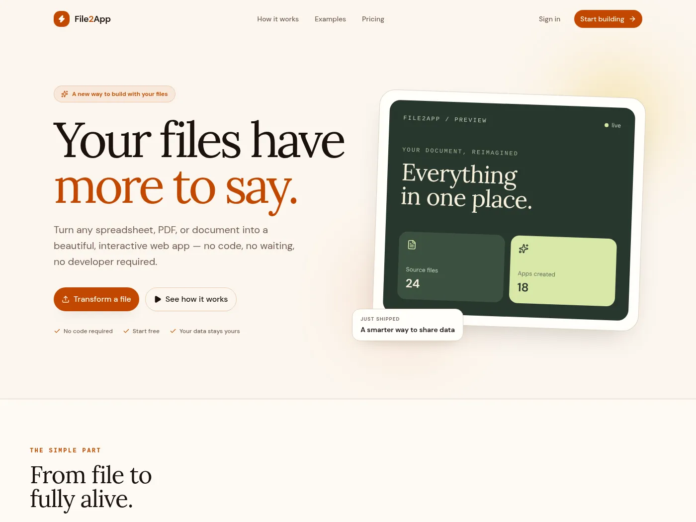 File2App Startup