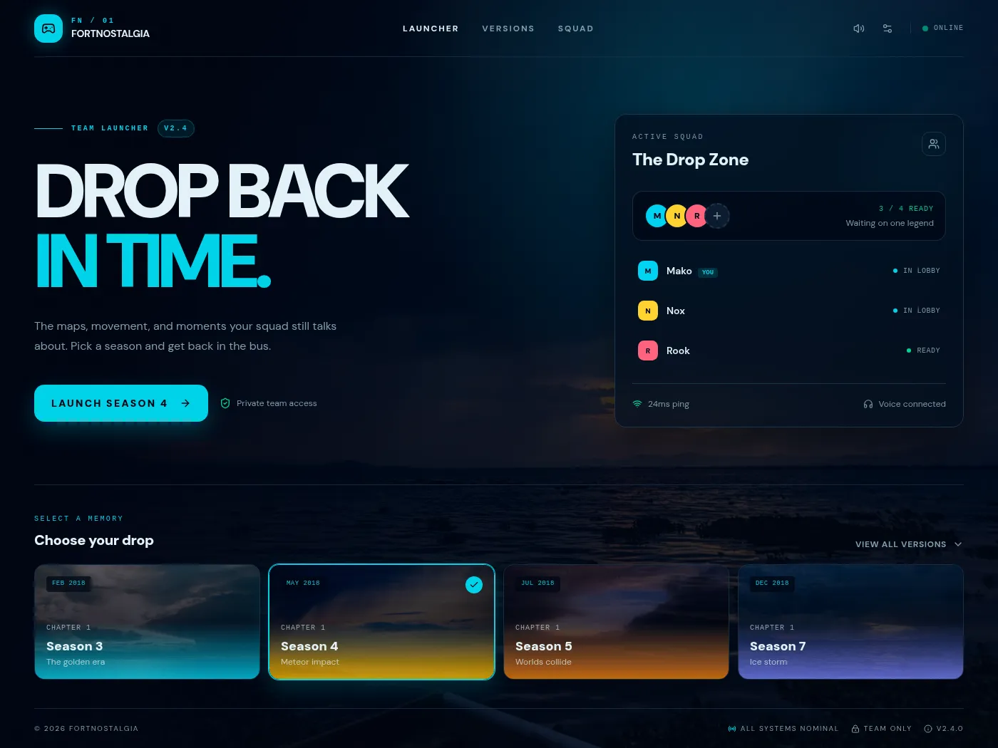 Fortnostalgia Launcher