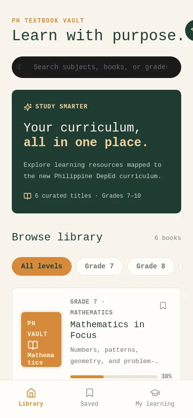 PH Textbook Vault