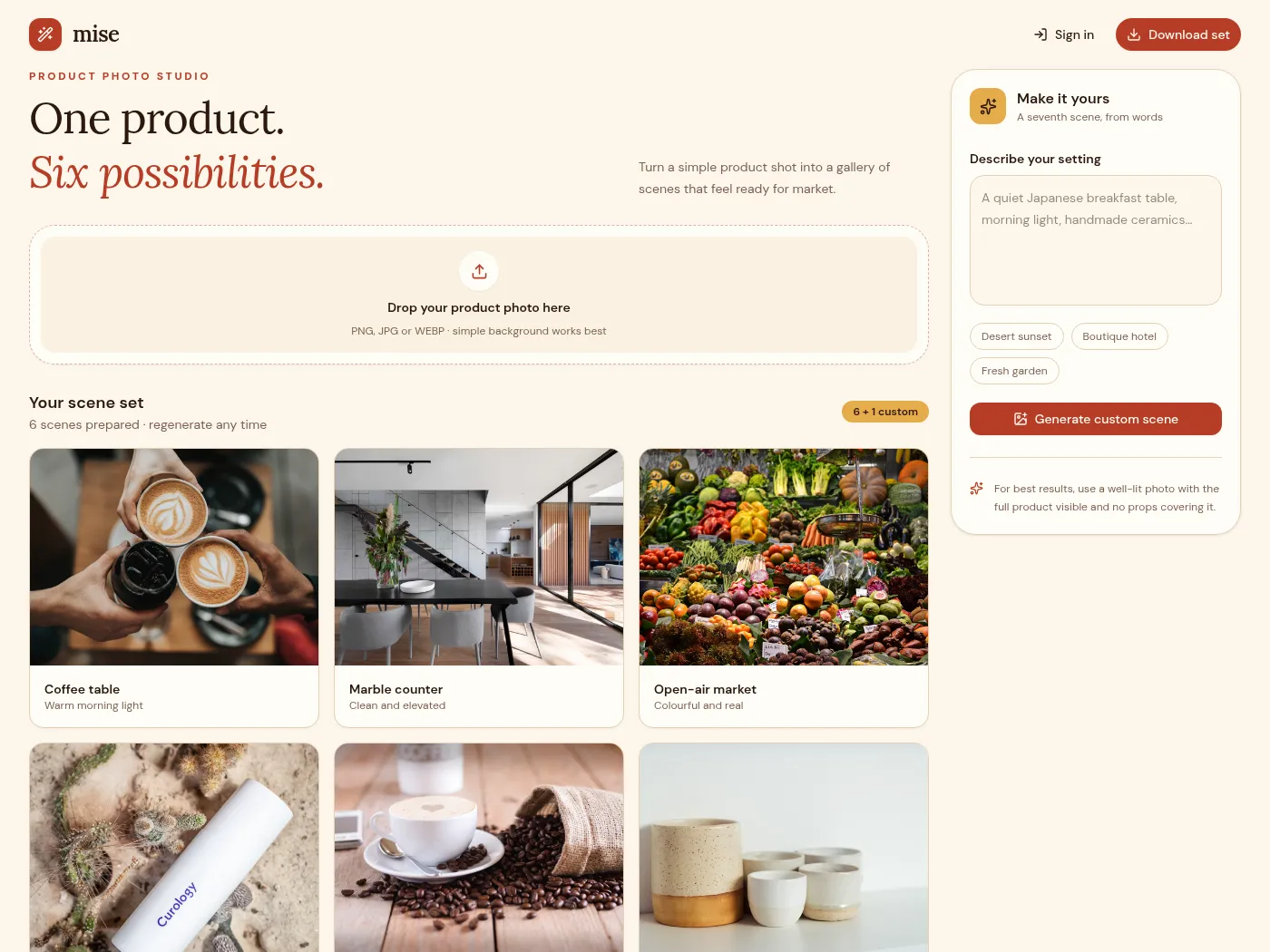 AI Product Photo Studio