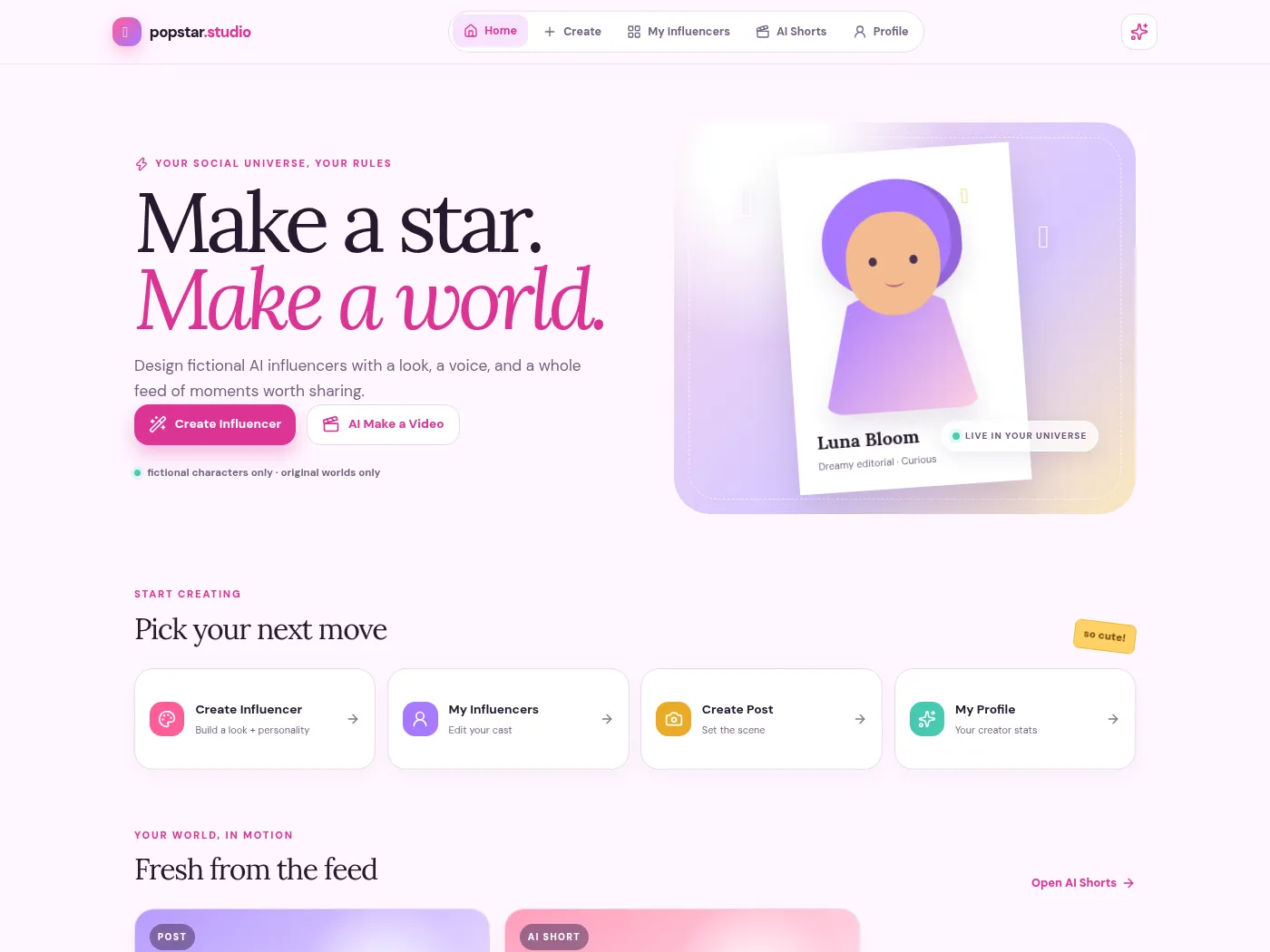 AI Influencer World
