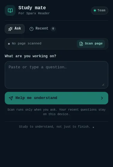 Sparx AI Study Assistant