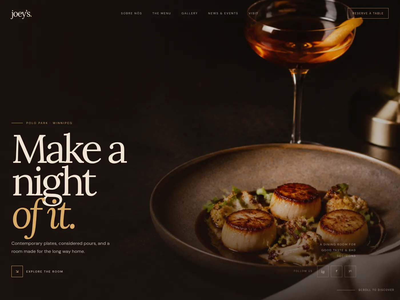 Joey's Editorial Landing Page (Remix)