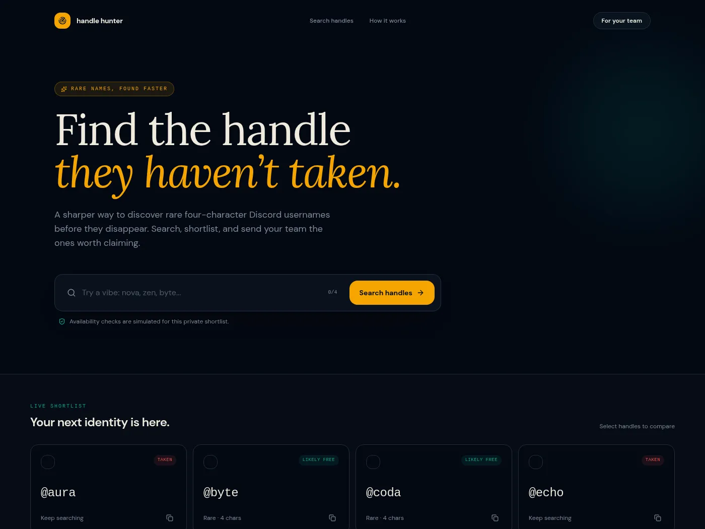 Discord Handle Hunter