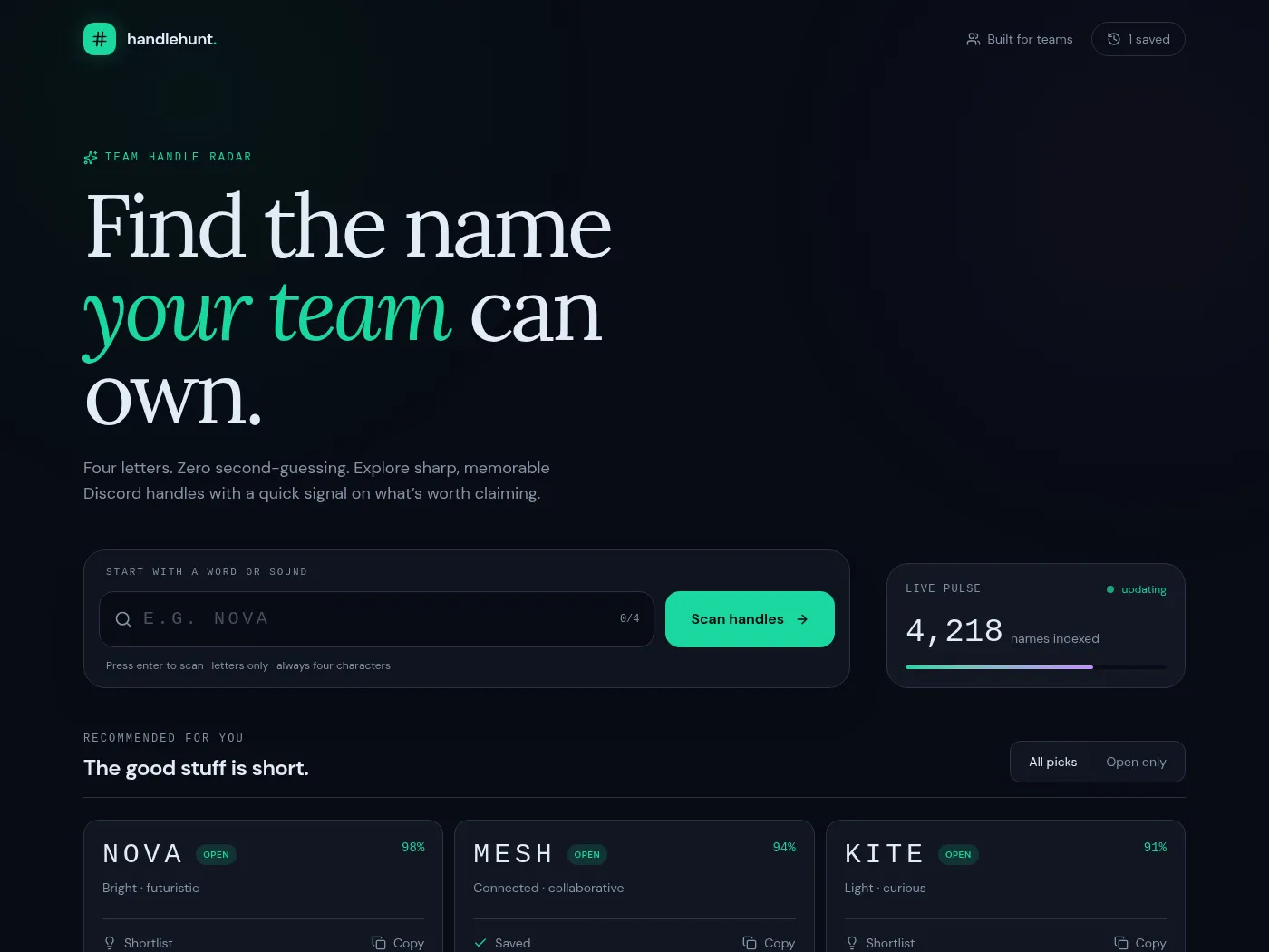 Discord Name Finder