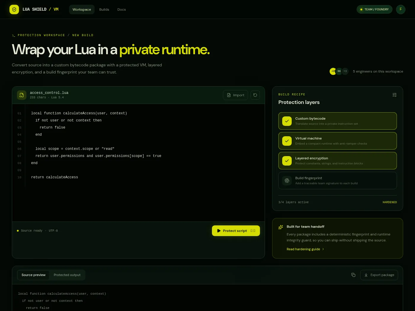 Lua Shield VM