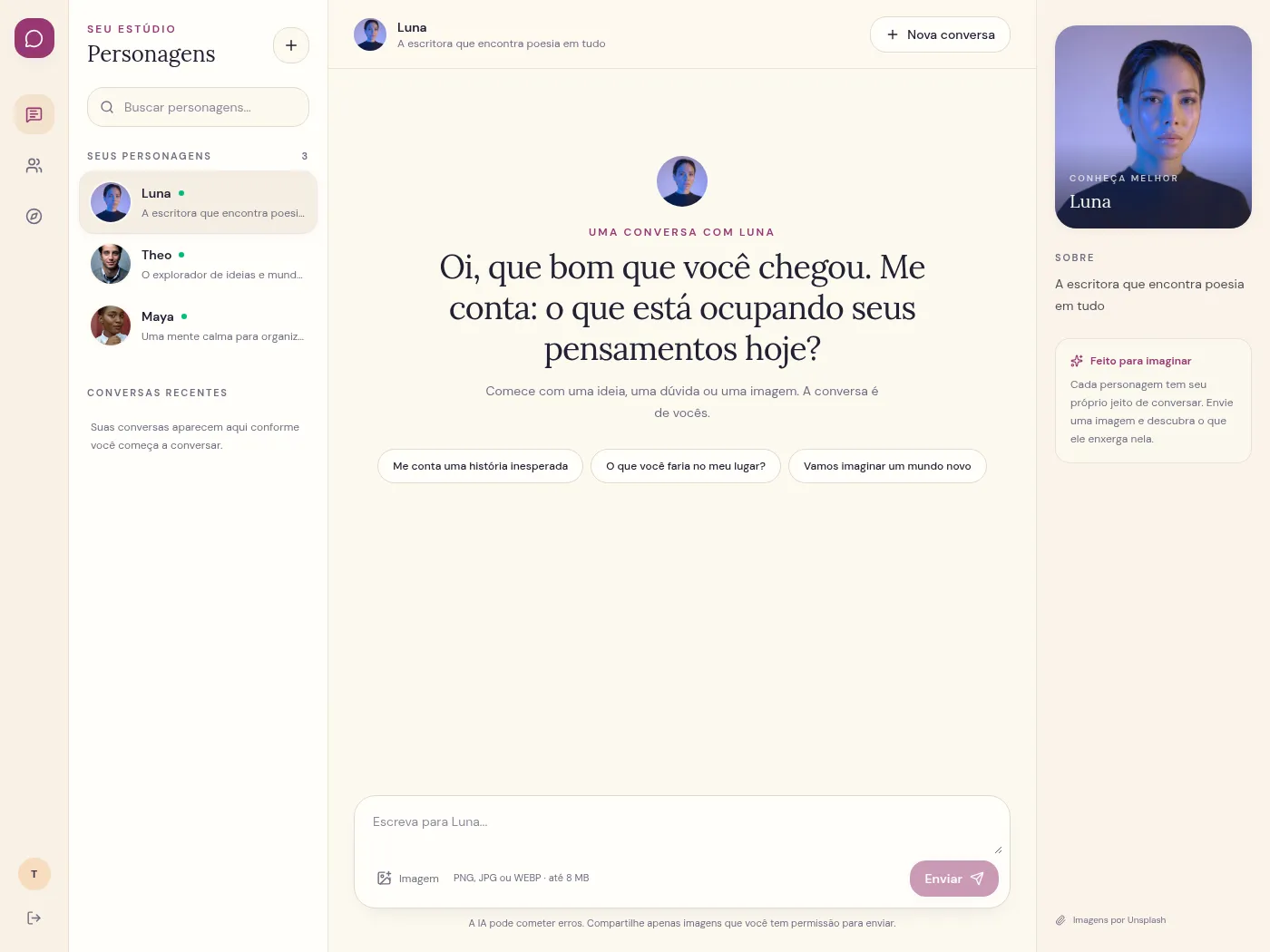 Multi-Character Chatbot App